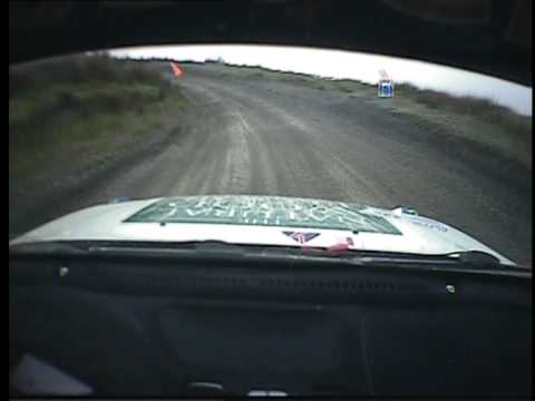 Plains Rally 2012 In car Matt Jackson & Michael Gilbey Sweet Lamb - SS4 ...
