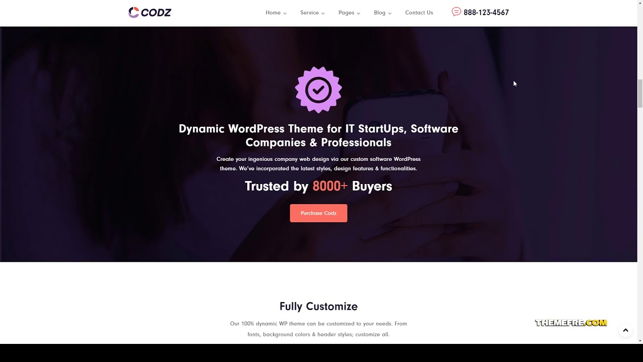 Codz - Software and IT Services Theme saas corporate Website Builder - YouTube