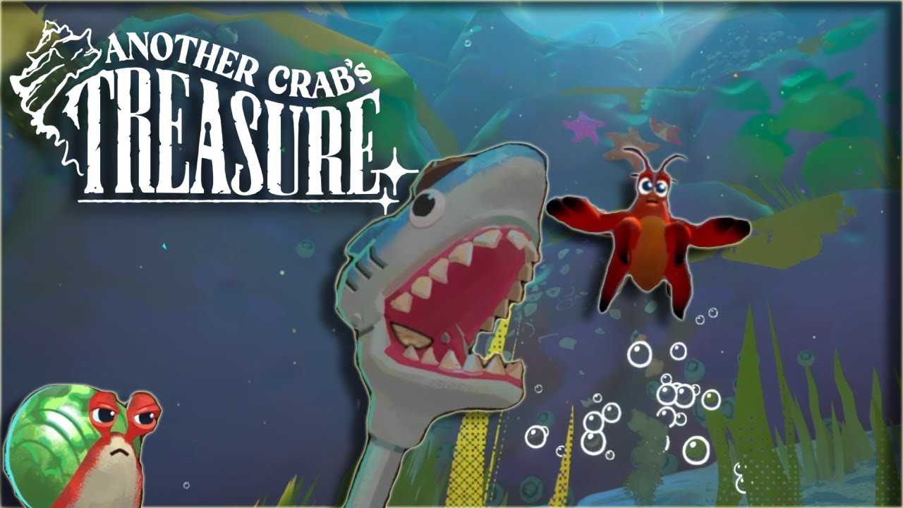 Cheeky Shark Stole My Shell another crabs treasure - YouTube
