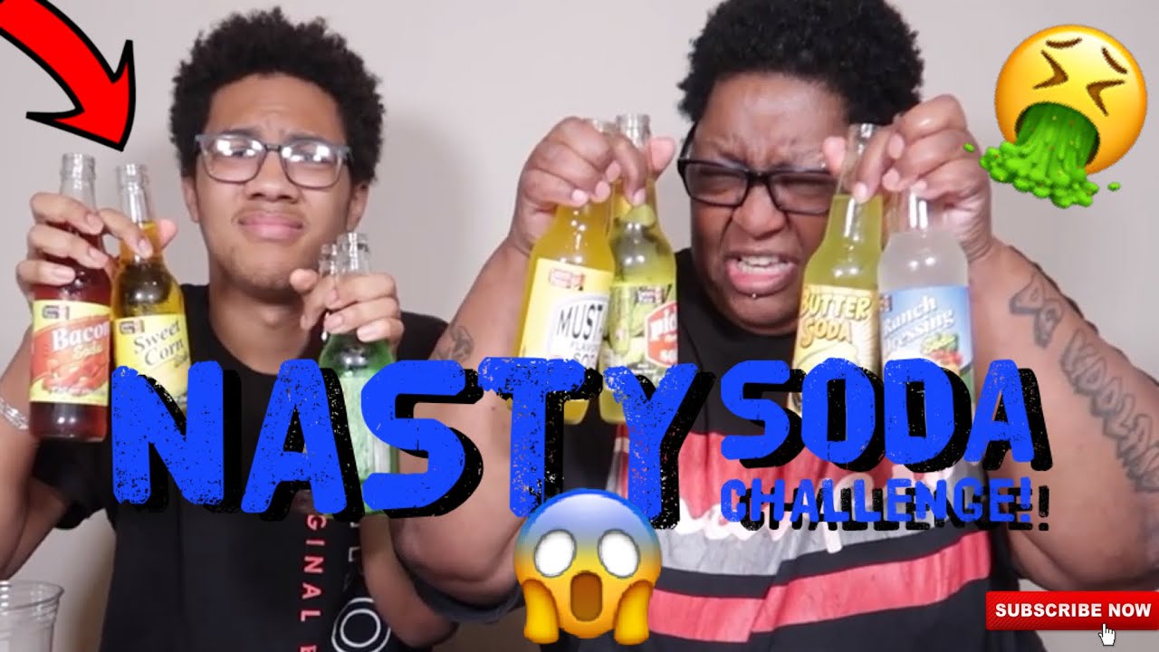 Trying the WORST Soda Flavors in the WORLD - Challenge!! - YouTube