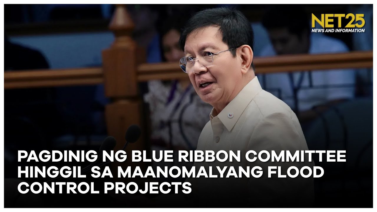 Pagdinig ng Senate Blue Ribbon Committee hinggil sa flood control ...