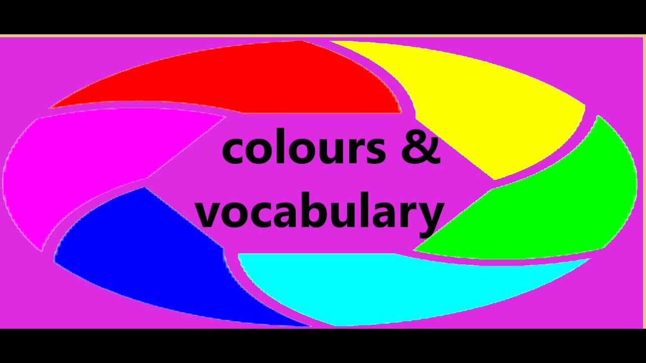 COLOURS AND VOCABULARY OPPOSITE WORDS - YouTube