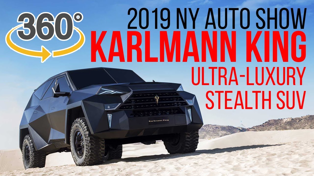 KARLMANN KING Ultra-Luxury Stealth SUV in 360º at the NY Auto Show ...