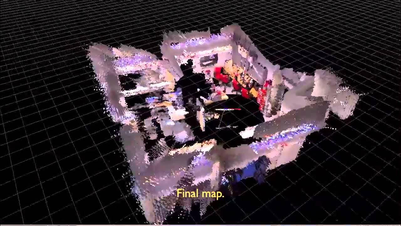 Online RGBD SLAM with a Kinect - YouTube