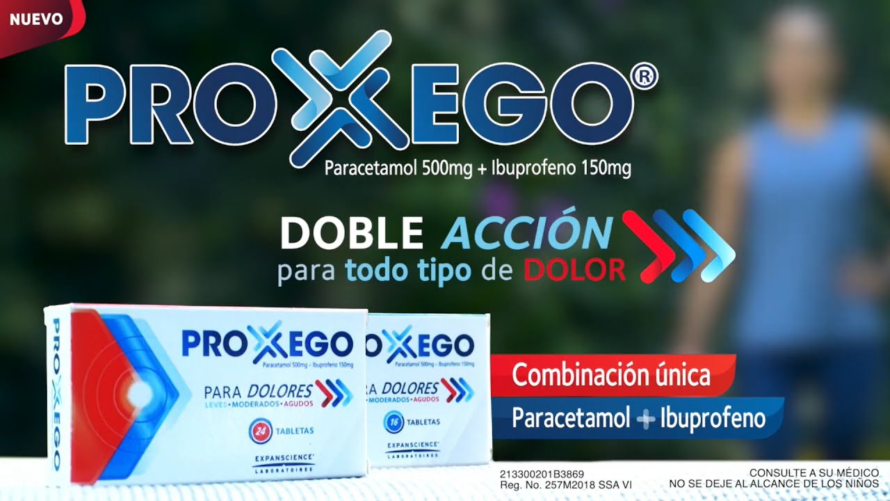 Proxego: El nuevo analgésico para todo tipo de dolor: | 500mg ...