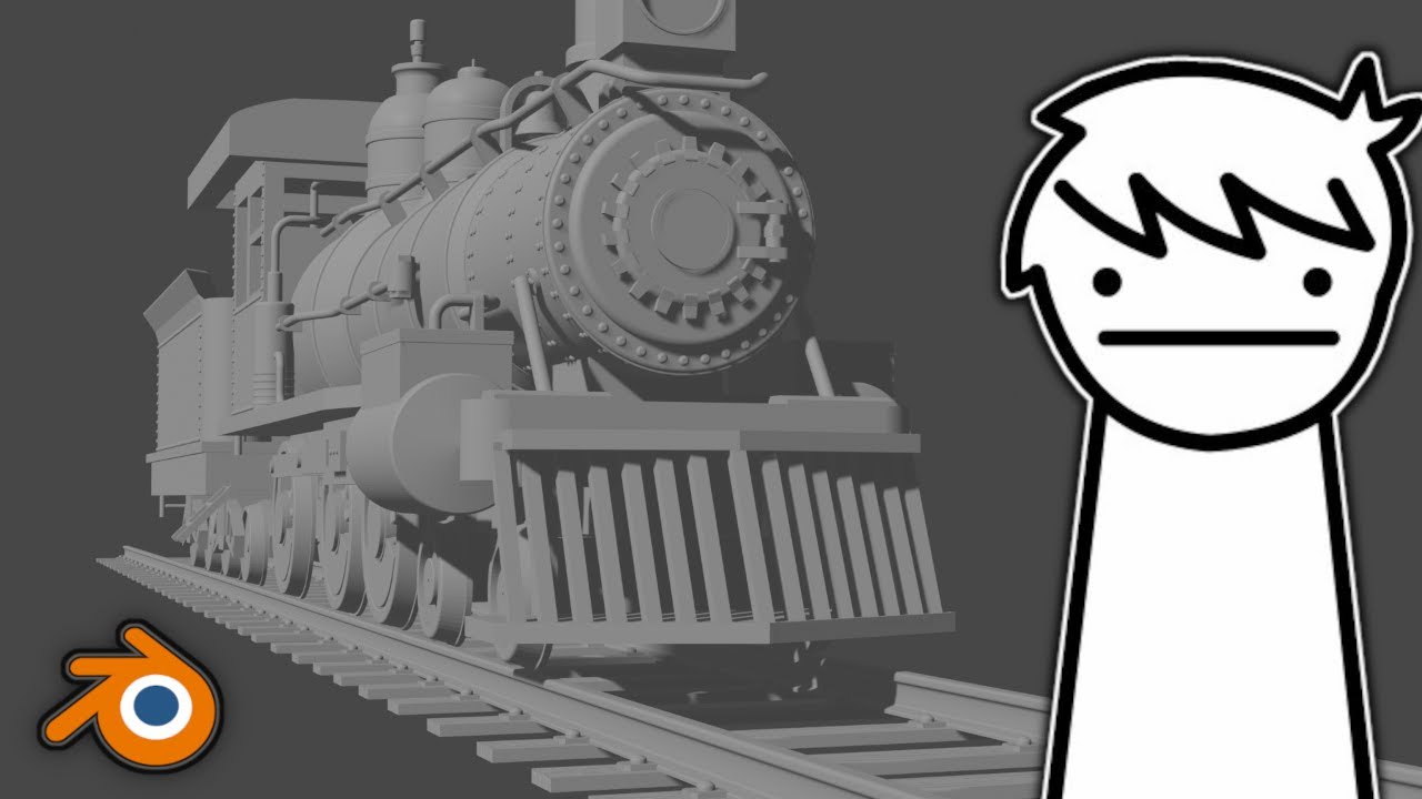 I made a Train with Blender - YouTube