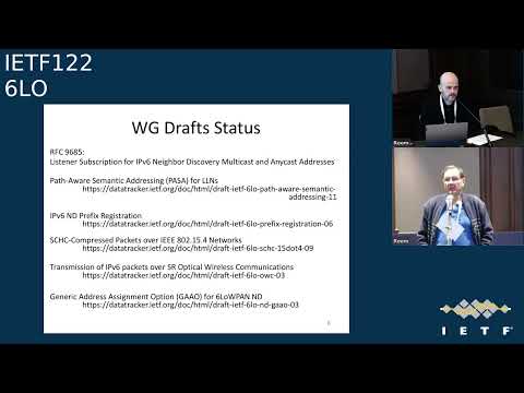 IETF 122: IPv6 over Networks of Resource-constrained Nodes (6LO) 2025 ...
