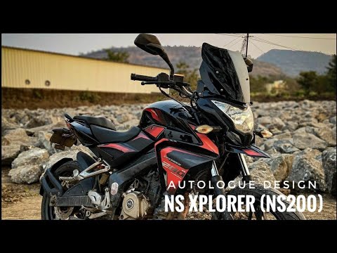 Bajaj NS 200 Modifications | NS Xplorer | Autologue Design | Part List ...