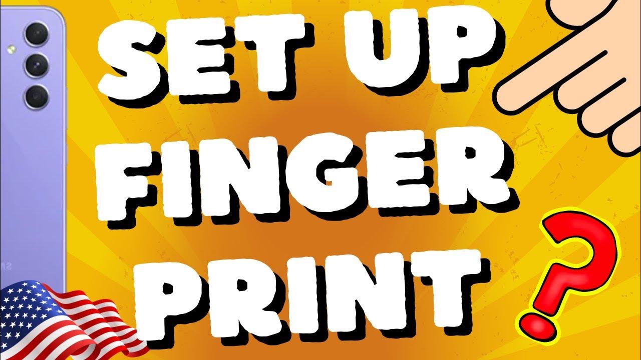 How To Set Up Fingerprint On Samsung Galaxy A54 5G , A53, A52s, A55 - YouTube