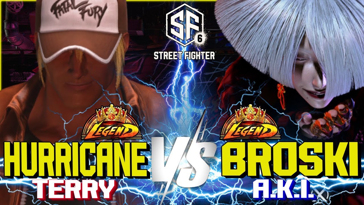 SF6 Hurricane (Terry) vs Broski (A.K.I.) SF6 High level - YouTube