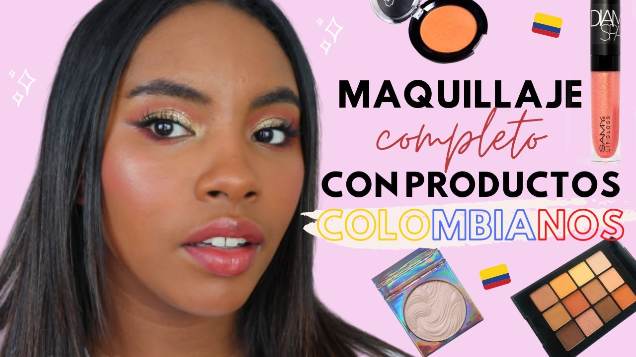 MAQUILLAJE COMPLETO CON PRODUCTOS COLOMBIANOS 2020 | Samy, Vogue ...