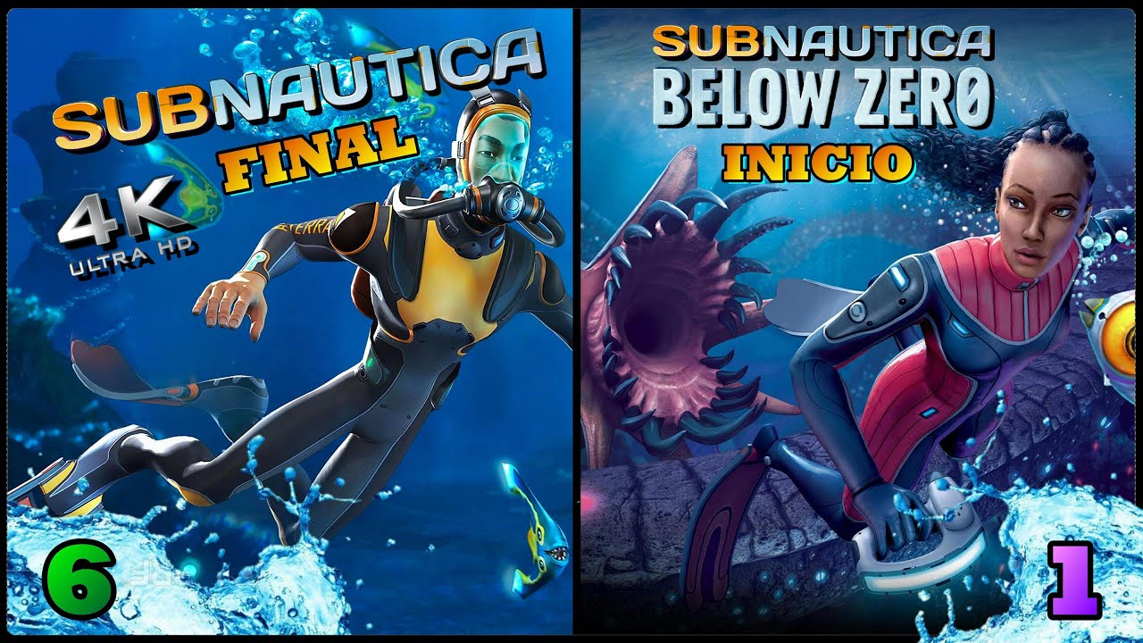 SUBNAUTICA (Final) parte 6 & SUBNAUTICA Bellow Zero parte 1 (Comienzo ...