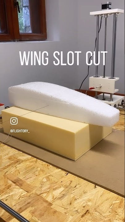 Making FUSELAGE with CNC HOTWIRE CUTTER - YouTube