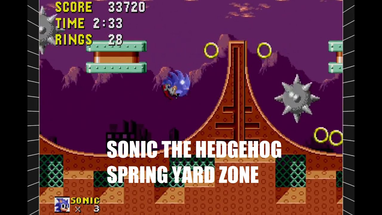 Sonic the Hedgehog 1 - Spring Yard Zone - YouTube