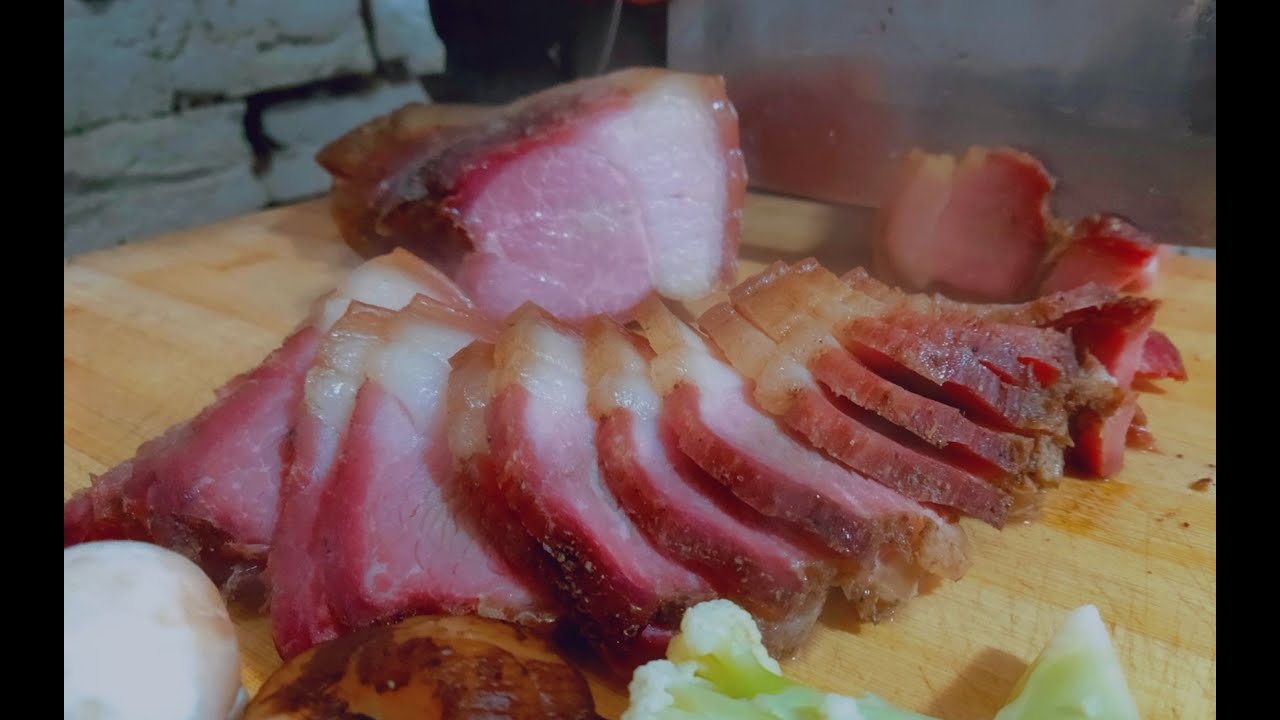 【野居青年】自己动手熏制腊肉腊鸡,大雪纷飞,围着火炉来吃肉 Youtube