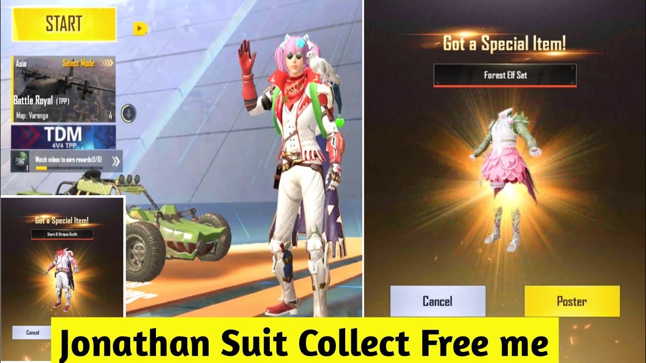 I Got Jonathan Suit In Pubg Mobile Lite | jonathan suit collect in free ...