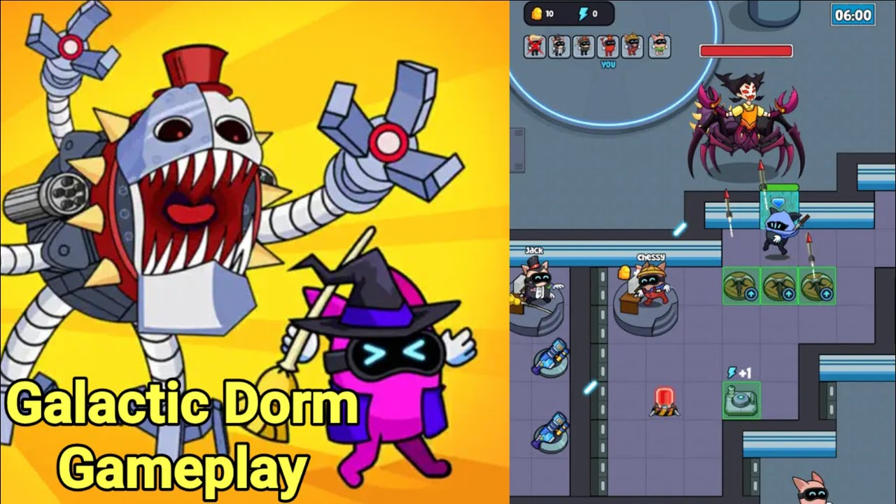 Galactic Dorm Game Gameplay - YouTube