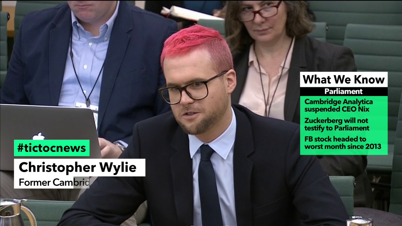Ex-Cambridge Analytica Employee Christopher Wylie Testifies - YouTube
