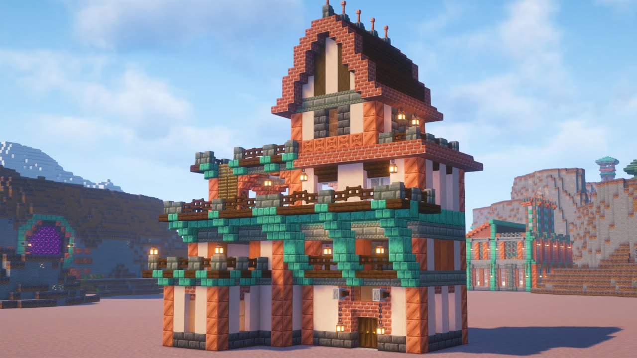 Minecraft: How to build Steampunk House - Tutorial - YouTube