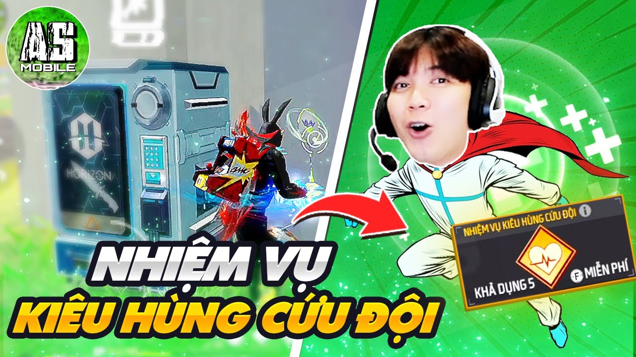 AS Mobile - Hoá Anh Hùng Cứu Cả Team Trong Một Nốt Nhạc | FREE FIRE ...