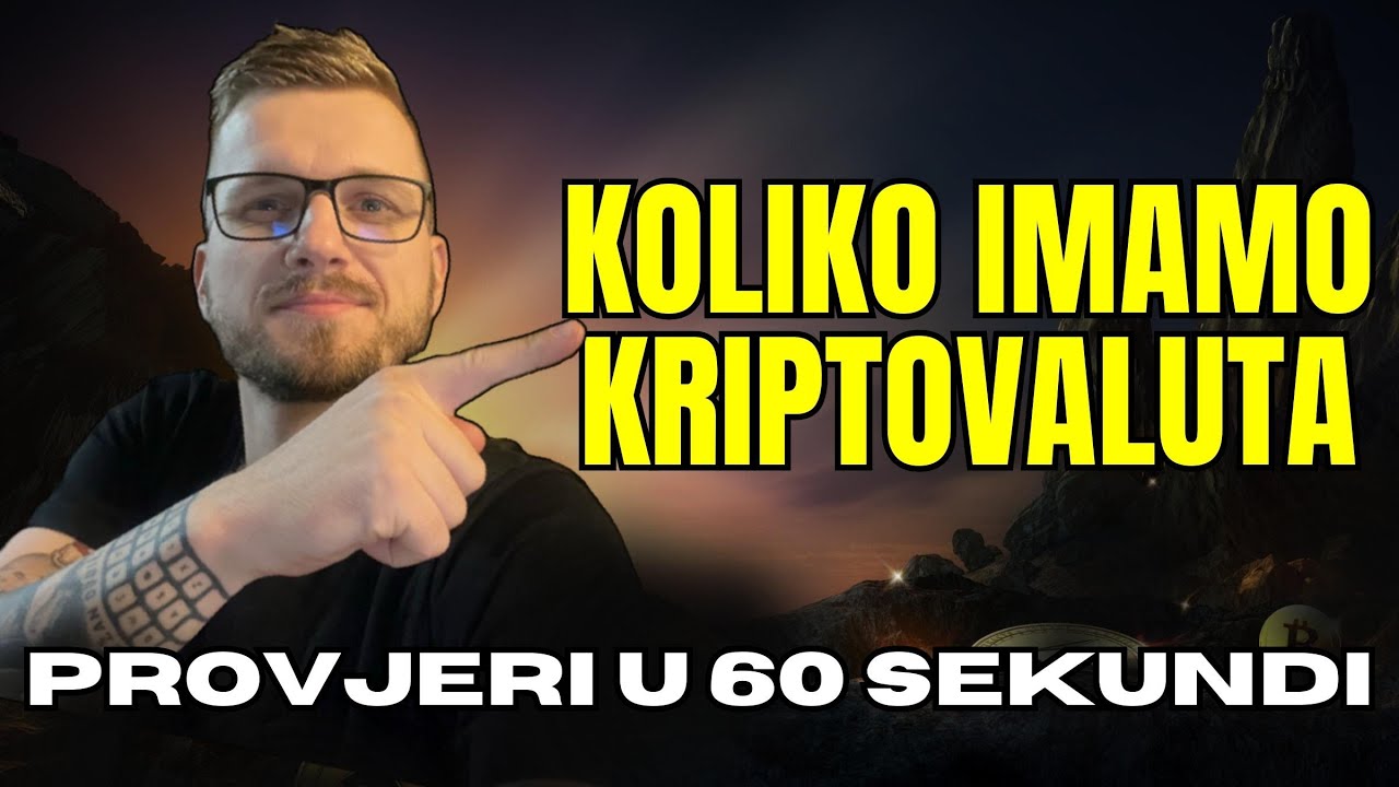 KOLIKO IMAMO KRIPTOVALUTA - YouTube
