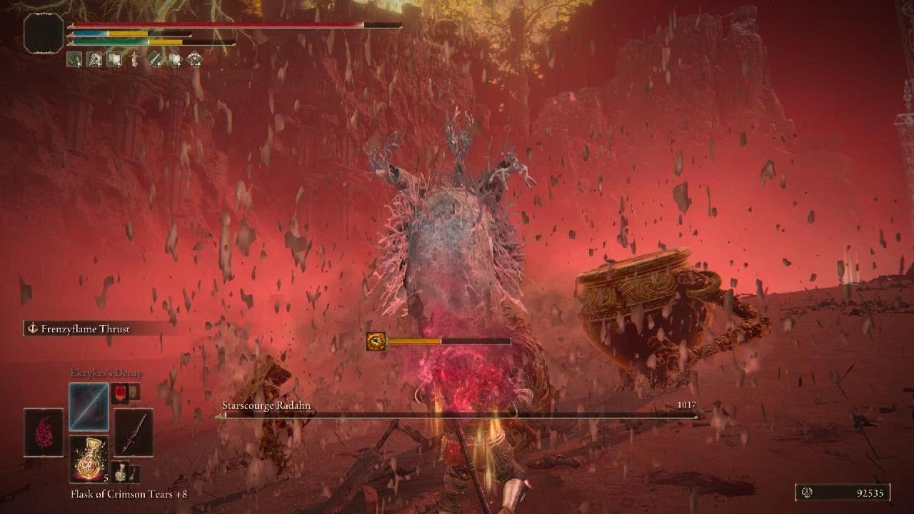 ELDEN RING: 2nd Time Beating Radahn Before Phase 2 - YouTube