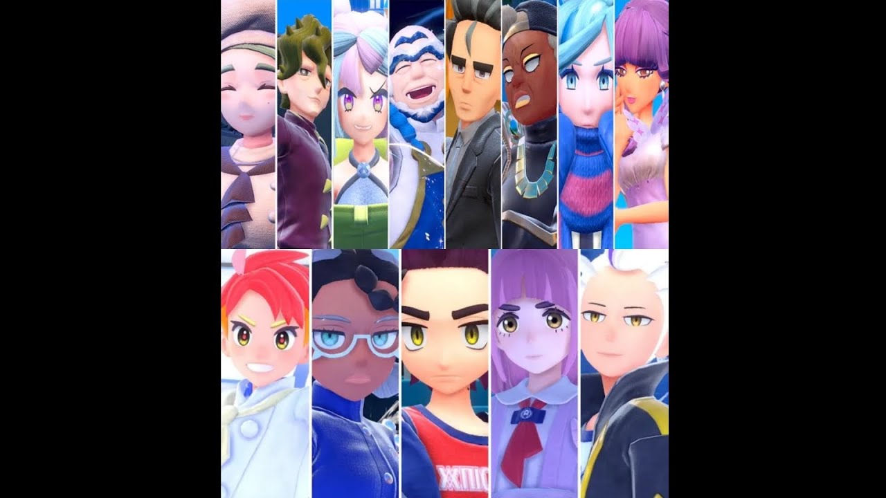 Pokemon batalla de los líderes de gimnasio Miembros del alto mando y le ...