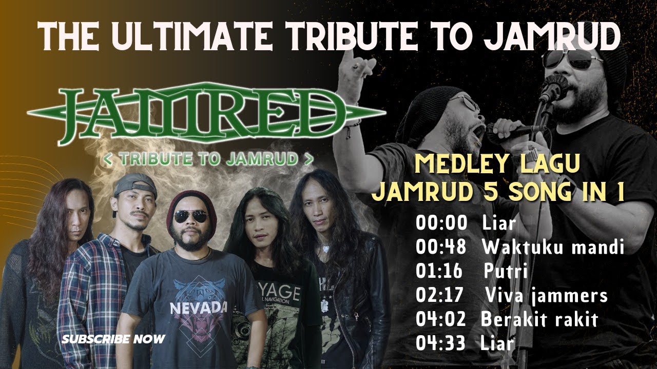 MEDLEY 5 LAGU JAMRUD JADI 1 (The ultimate tribute to JAMRUD (Jamred ...