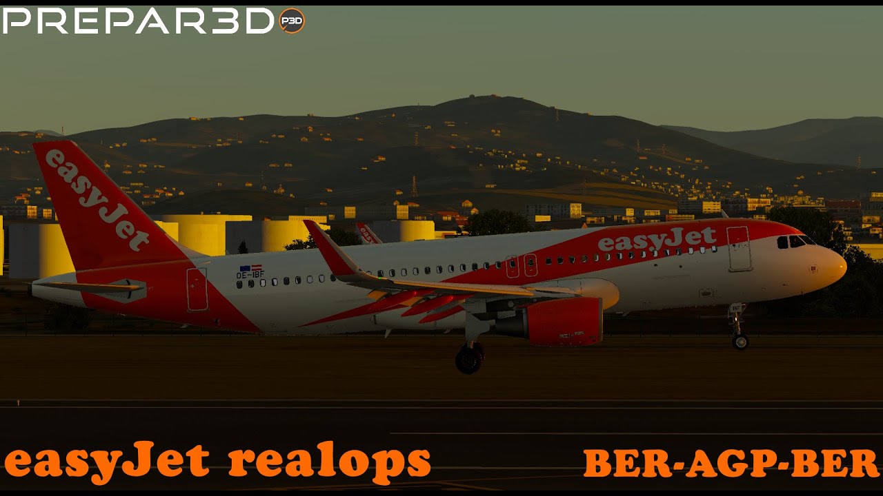 Prepar3Dv5.3 LIVE /FSlabs A320-214 OE-IBF! easyJet early bird realops ...