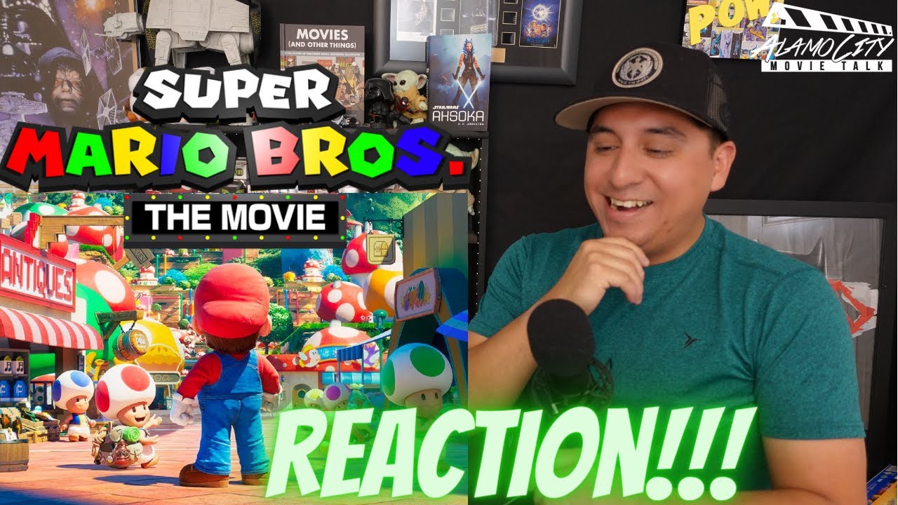 The Super Mario Bros. Movie Official Teaser Trailer Reaction - YouTube