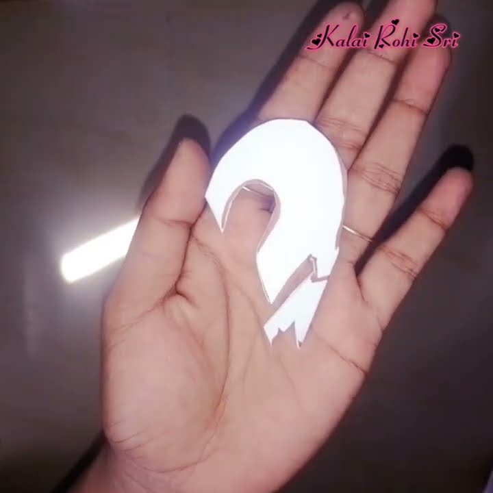 simple paper cutting design step by step tutorial for beginners - YouTube
