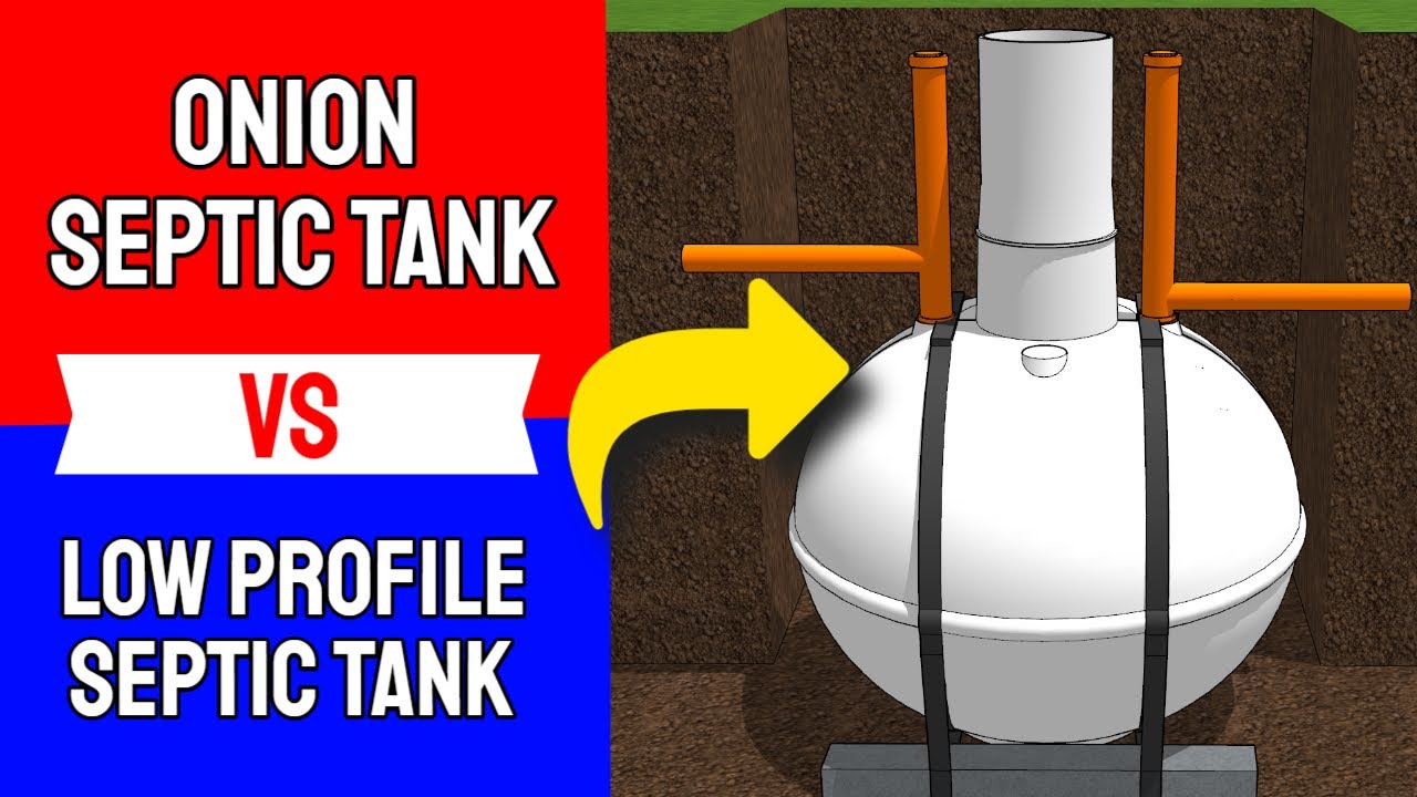 low profile septic tank - YouTube