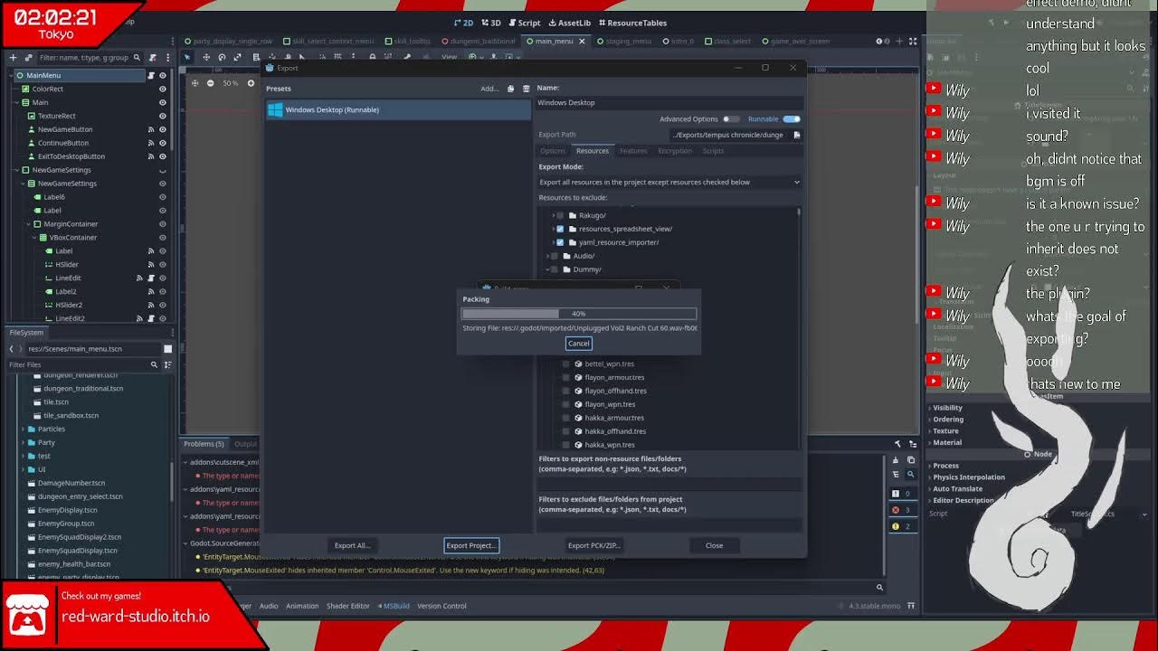 [Godot Engine] Holostars dungeon crawler development - Game over screen - YouTube