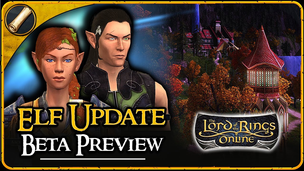 Elf Avatar Update Preview & Character Creation - LotRO - Lord of the ...