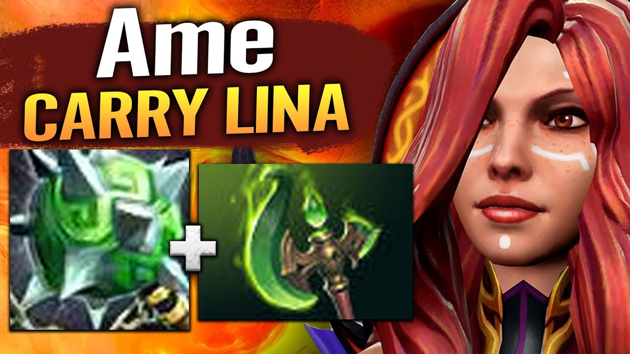 LINA New Crazy Build by Ame - Reduce Magic resistance by 20% Parasma ...