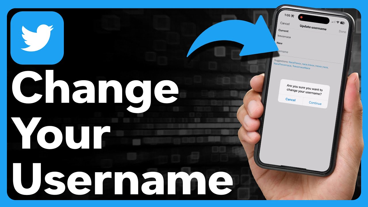 How To Change Username On Twitter - YouTube