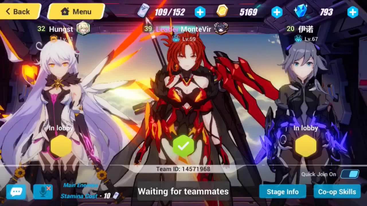 [HI3] Vermilion Knight, Herrscher of the Void and Shadow Knight - Coop ...