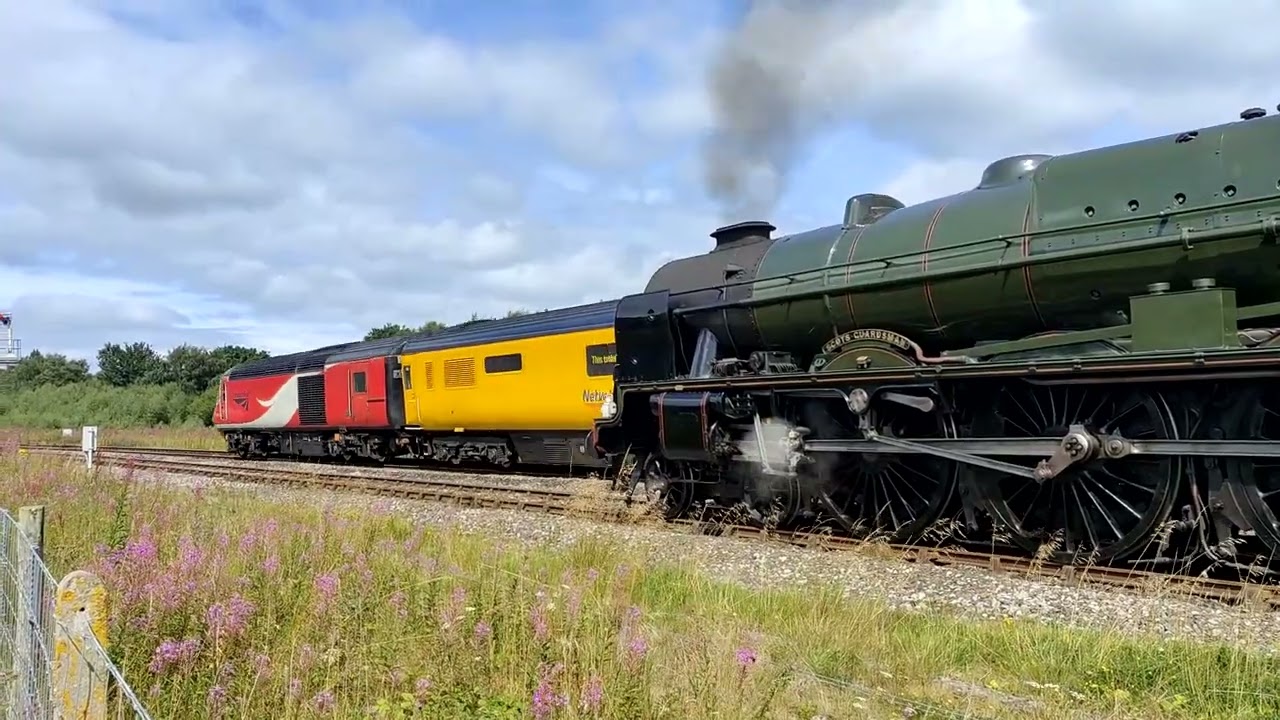 Network Rail NMT HST CR 43290 tnt 43299 1Q17 Hellifield 07/08/2022 ...