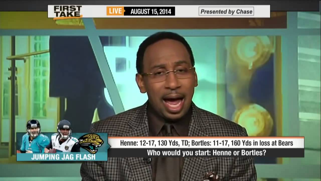 First Take - Blake Bortles vs Chad Henne: Who Would You Start? - YouTube