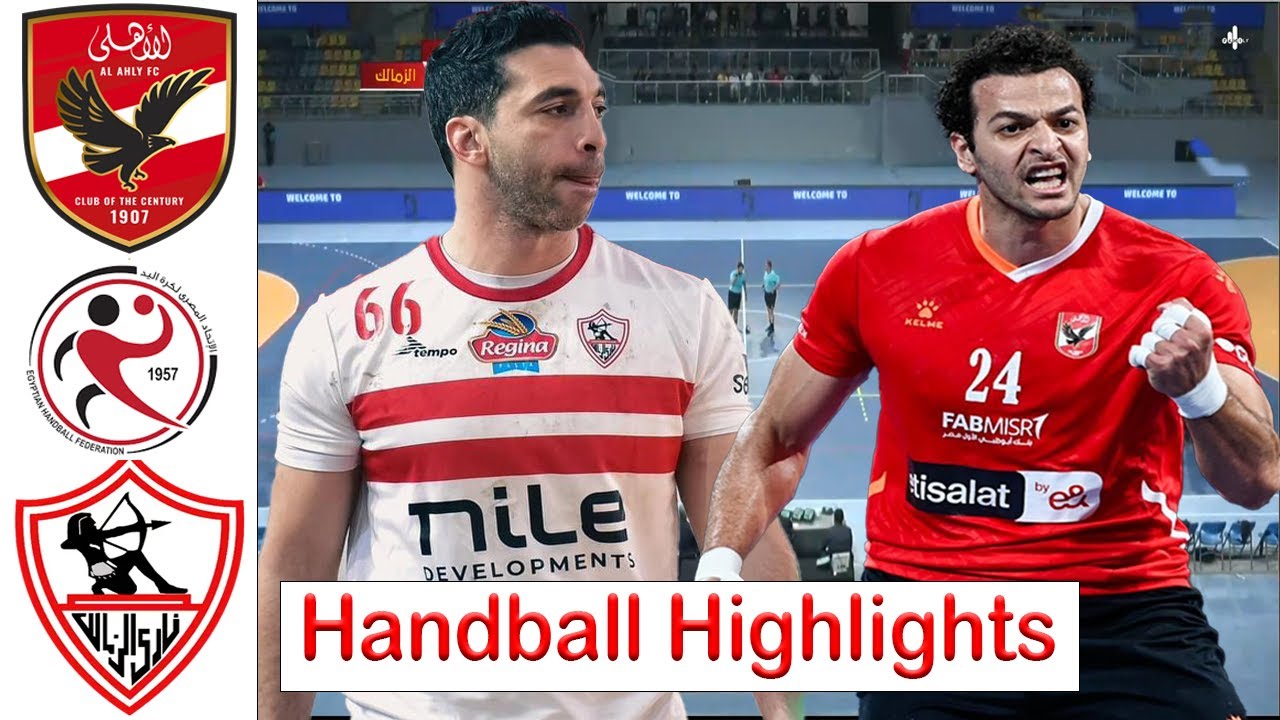 Ahly vs Zamalek Handball Highlights Best of 3 Egypt handball league ...