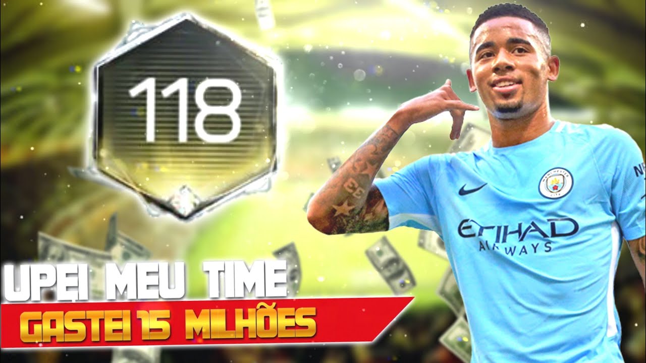 GASTEI MAIS DE 15 MILHÕES UPANDO O TIME - FIFA MOBILE 2018 - YouTube