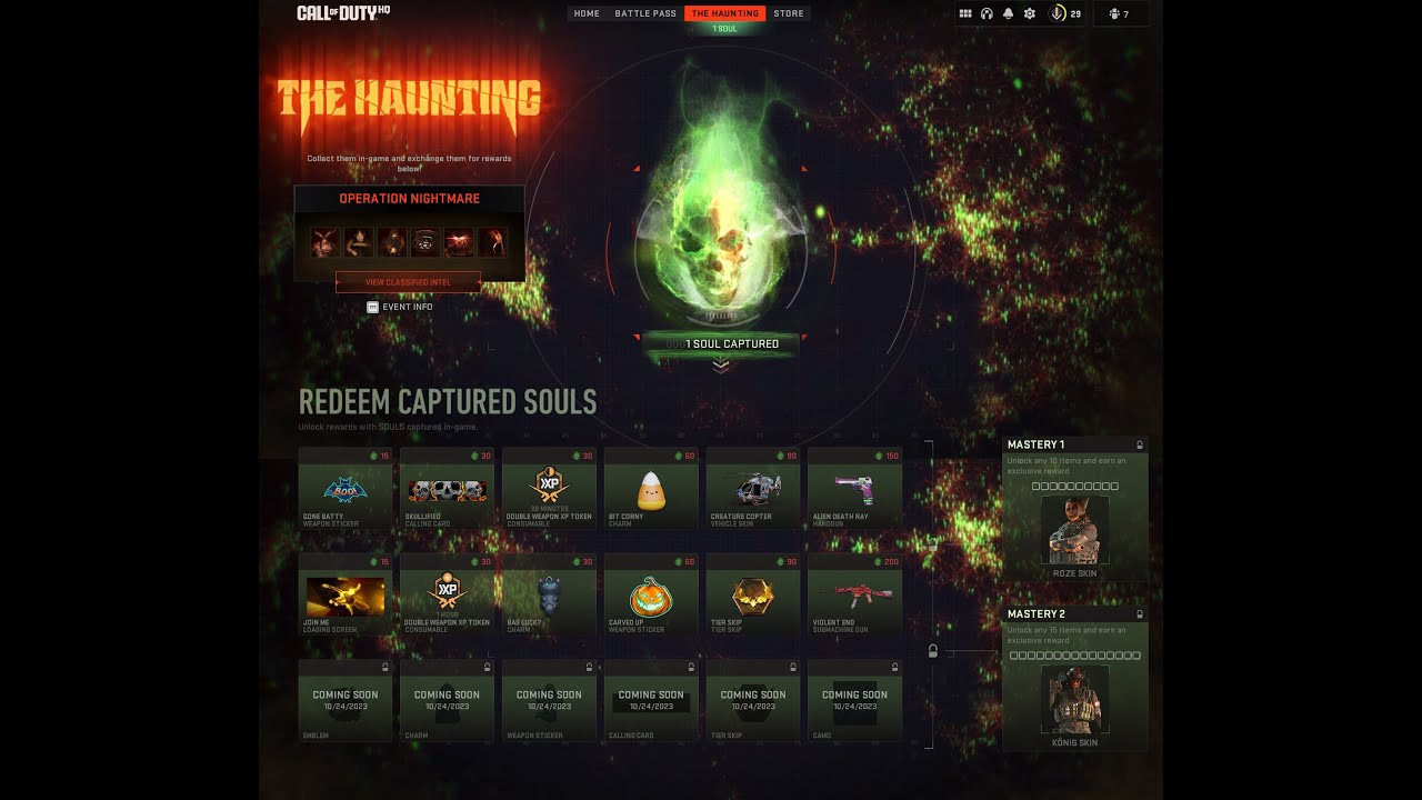COD THE HAUNTING IS HERE GET HAUNTED NEW SEASON 3 COMING SOON - YouTube