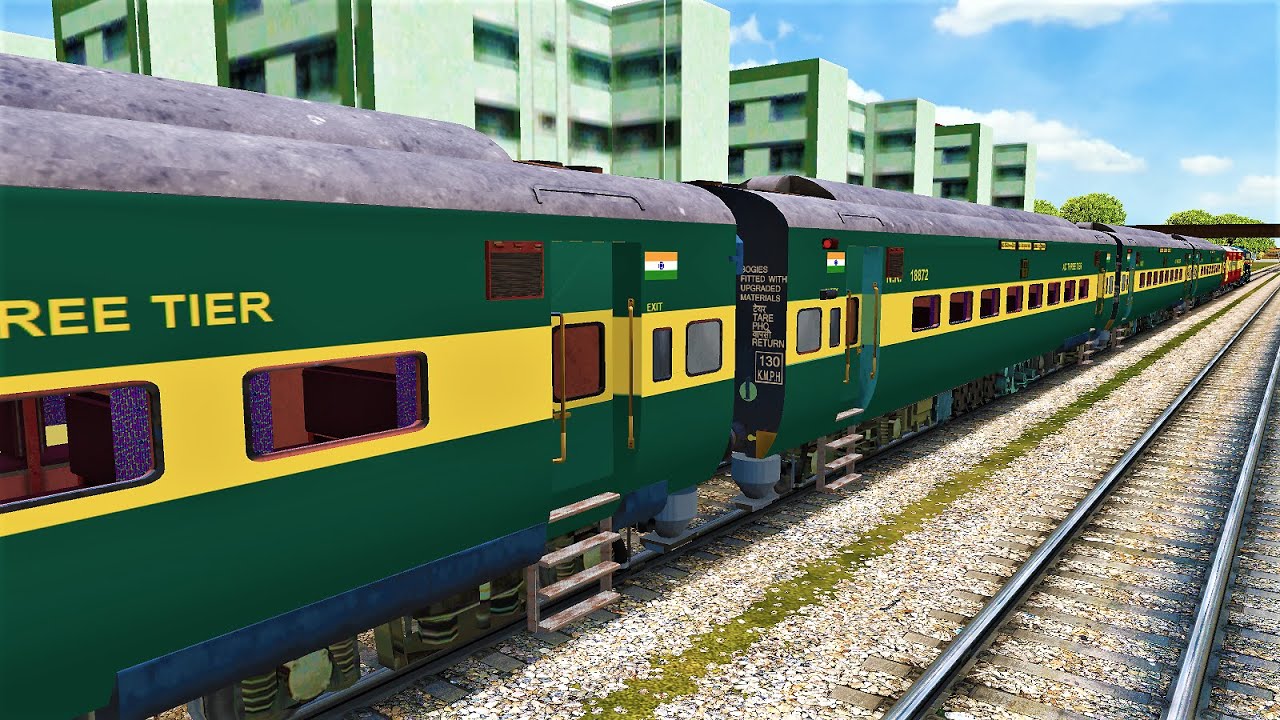 Realistic Freeware Garib Rath Coaches By Team Veersa Productions for ...
