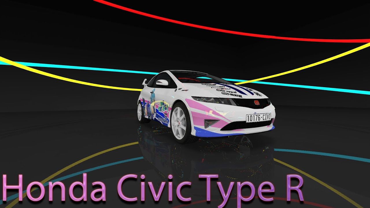 Honda Civic Type R-BeamNG Drive(#336) - YouTube