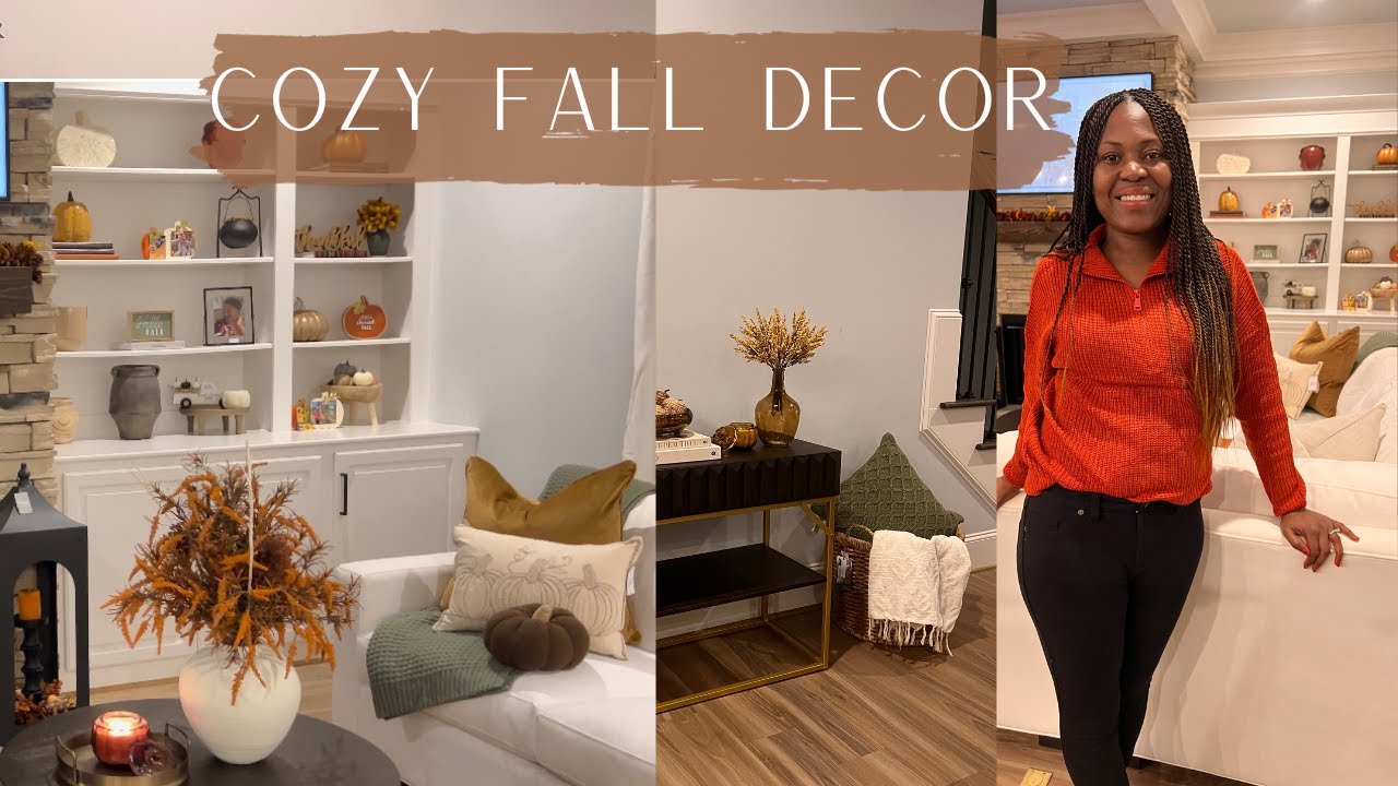 FALL DECORATE WITH ME II NEW HOME DECOR II AUTUMN DECOR II COZY FALL ...