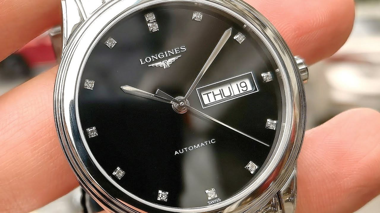 [Đồng Hồ Lịch Sự] Longines Flagship Diamond 38.5mm Day Date L4.899.4.57 ...