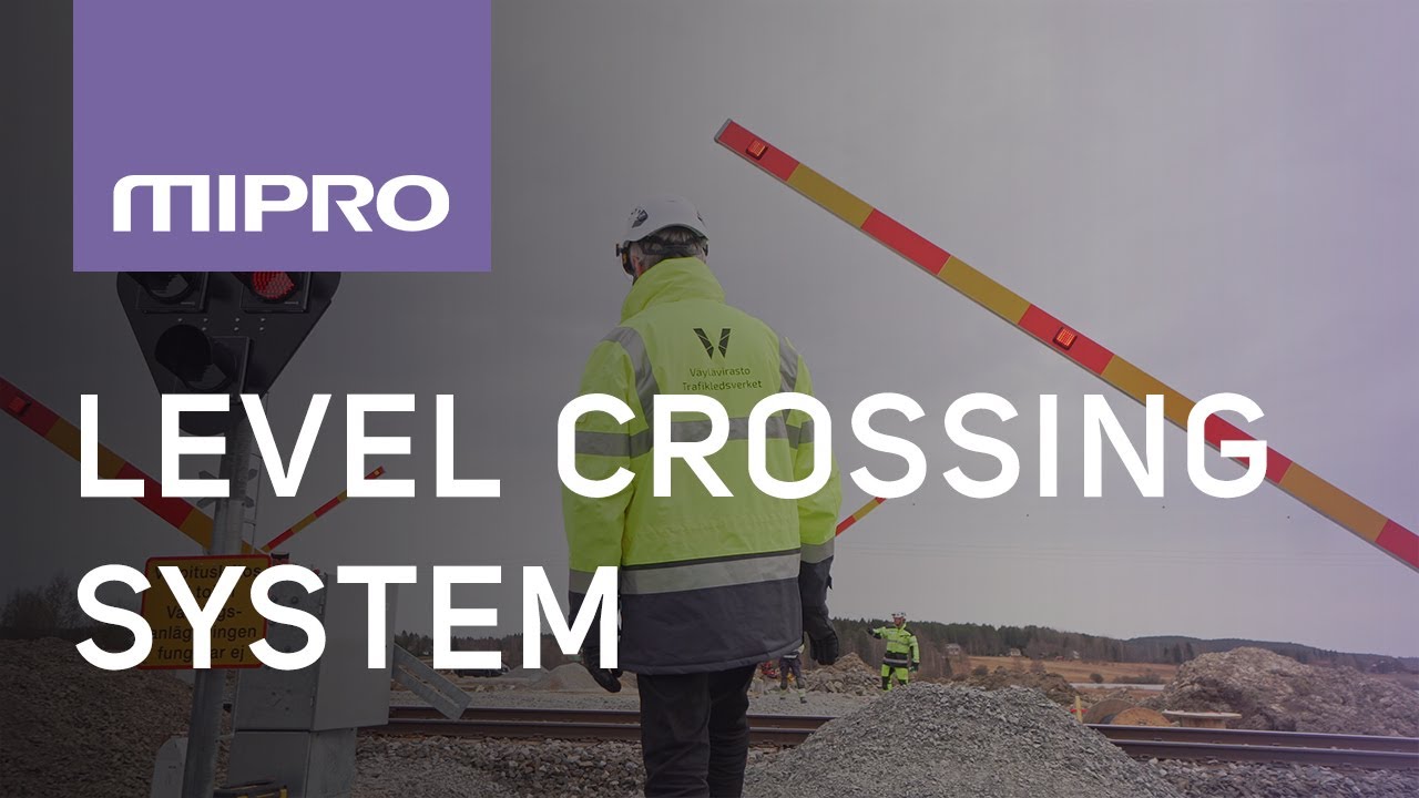 Mipro SIL 4 Level crossing system for highest railway safety - YouTube
