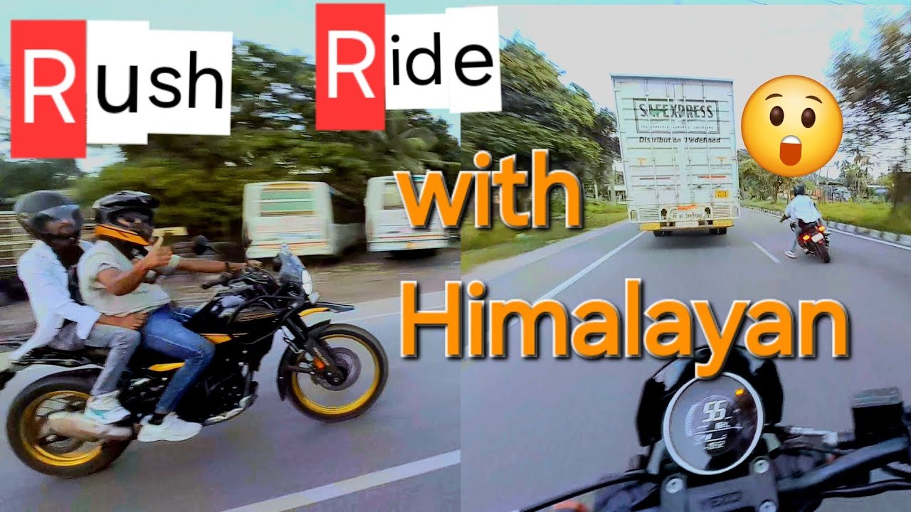 RE Himalayan 450 vs Yezdi Roadster | Rush Ride With Himalayan & Yezdi Roadster | #theyr350 - YouTube