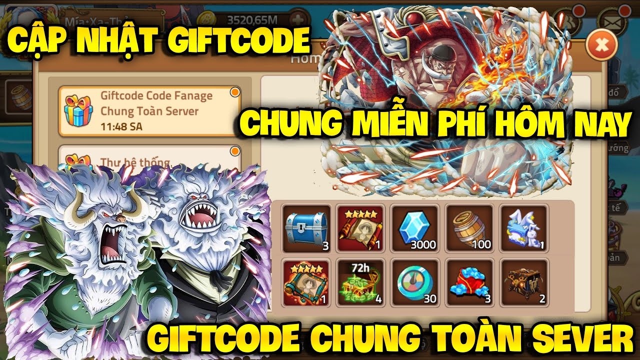 Cập Nhật 7 Code Huyền Thoại Hải Tặc Mới Nhất | Sự Kiện Nhận GiftCode ...