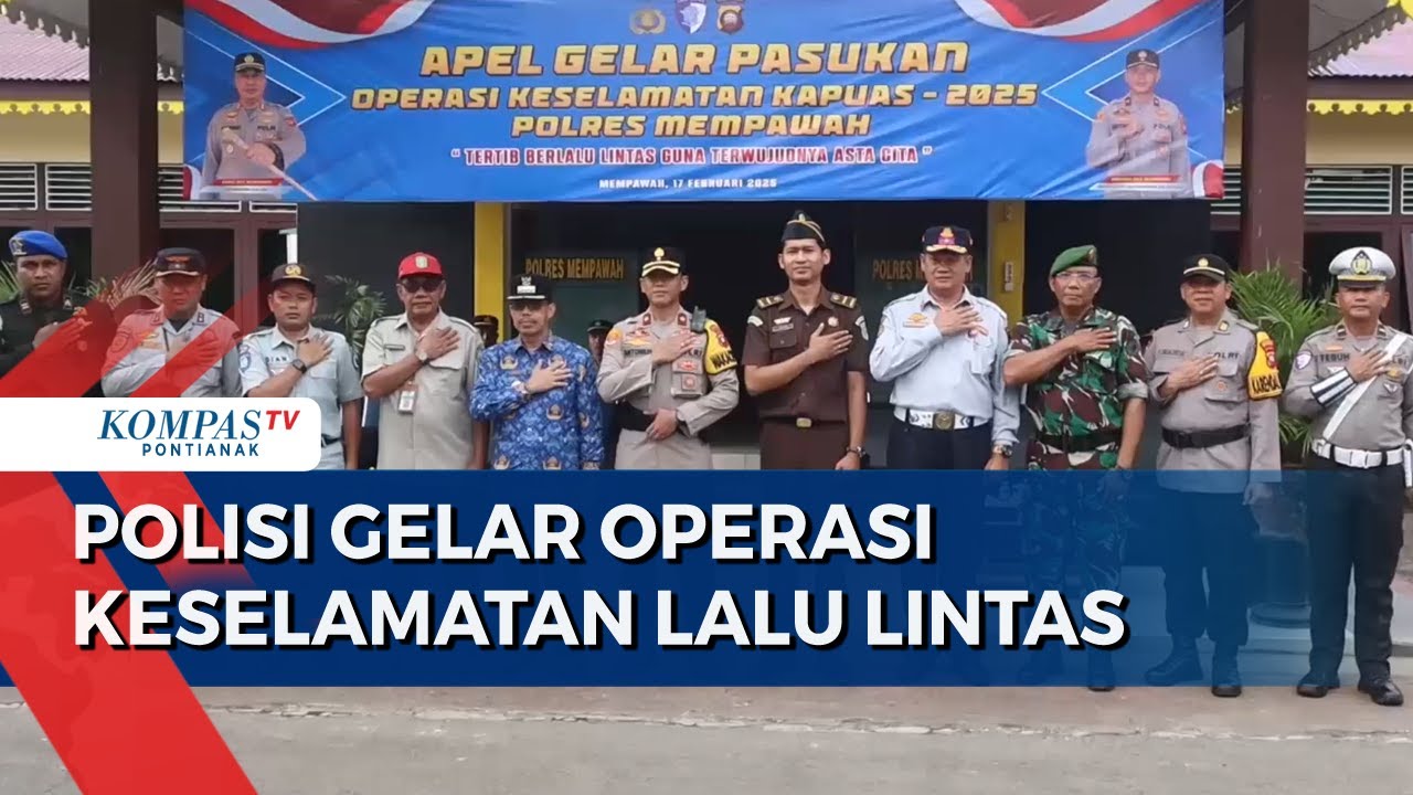 Polisi Gelar Operasi Keselamatan Lalu Lintas - YouTube